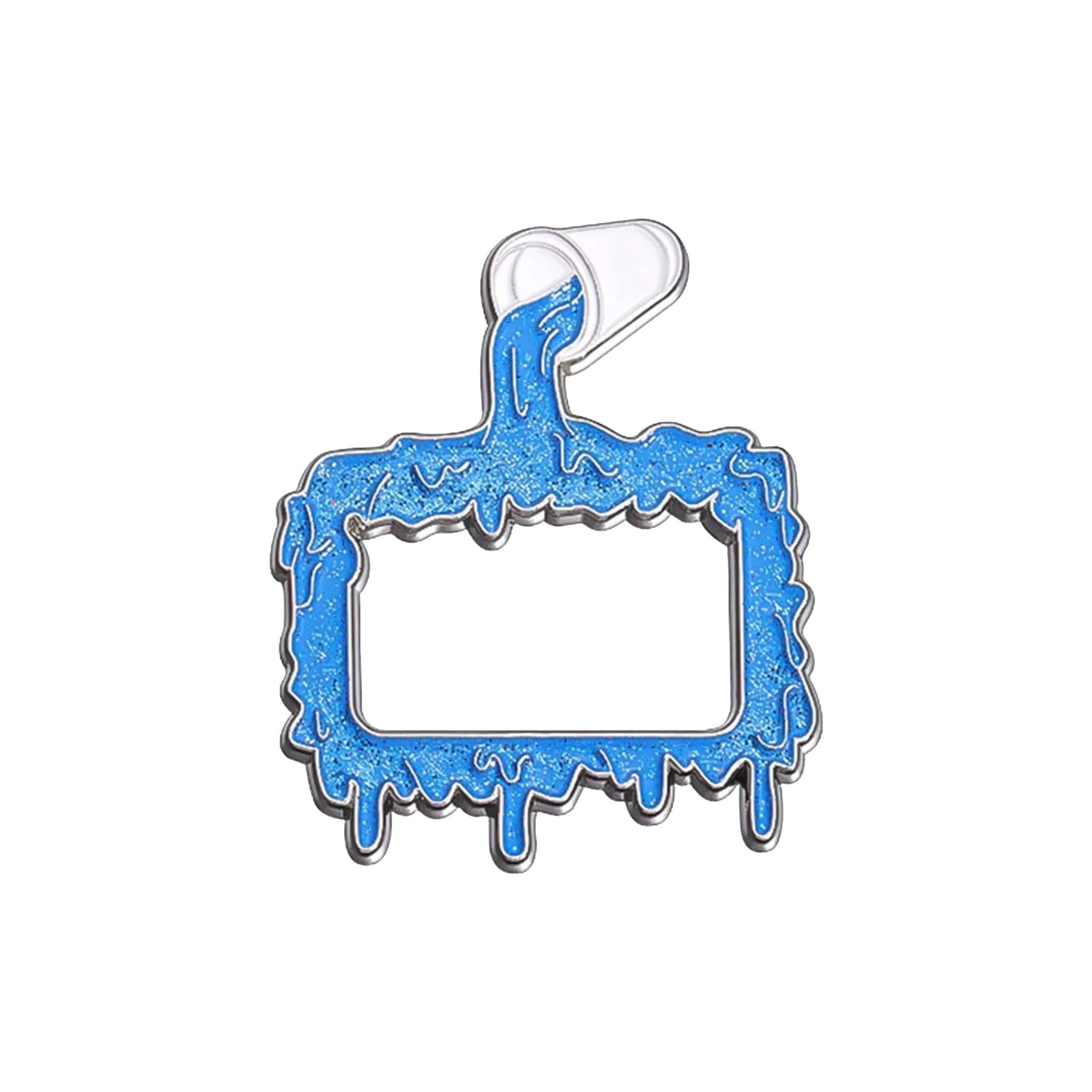 Blue Drip Frame Pin - Lids Club