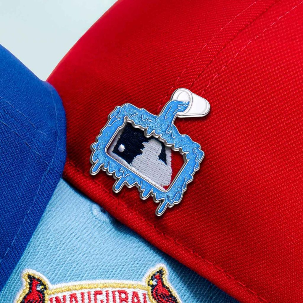 Blue Drip Frame Pin - Lids Club
