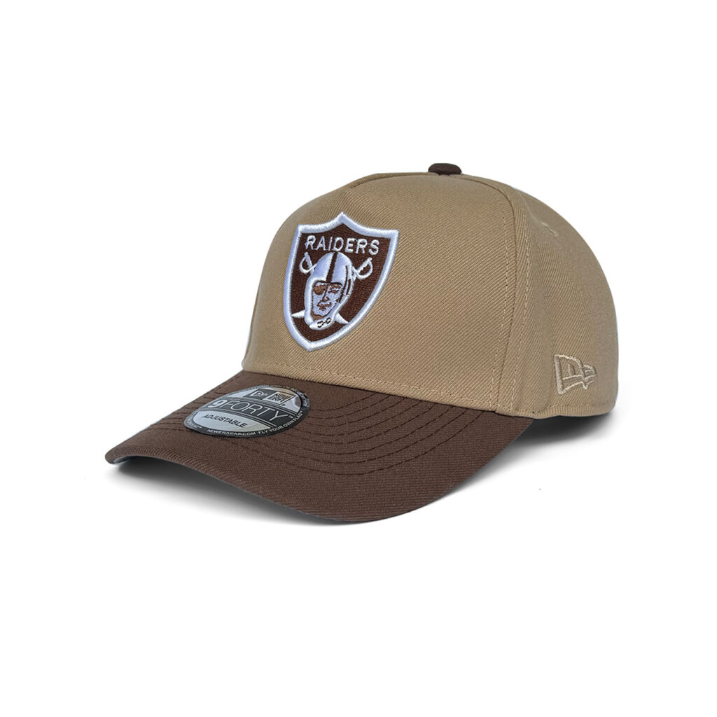 New Era 9forty A-frame Las Vegas Raiders Nfl Camel Grey